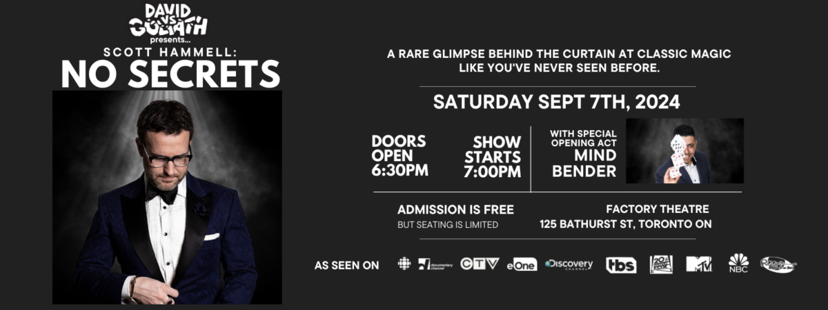 Scott Hammell: No Secrets — Factory Theatre